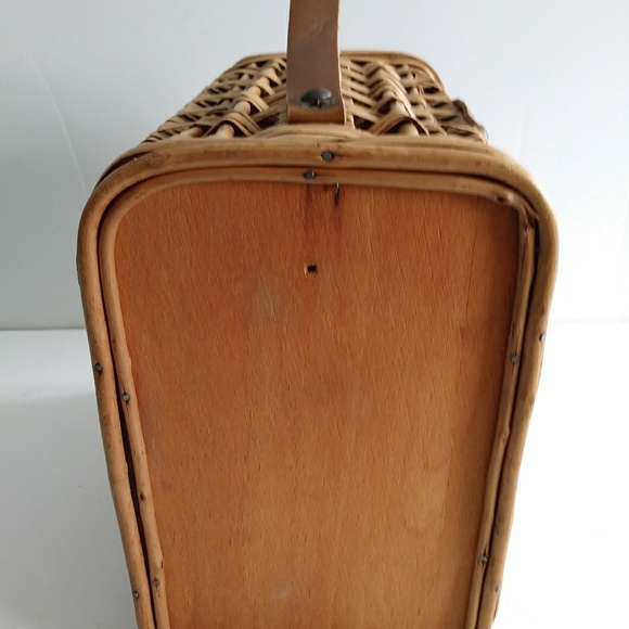 Bags | Vintage Basket Purse | Poshmark